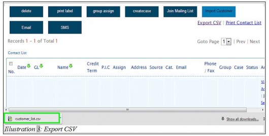 How to Export a CSV File | Inventory Management System